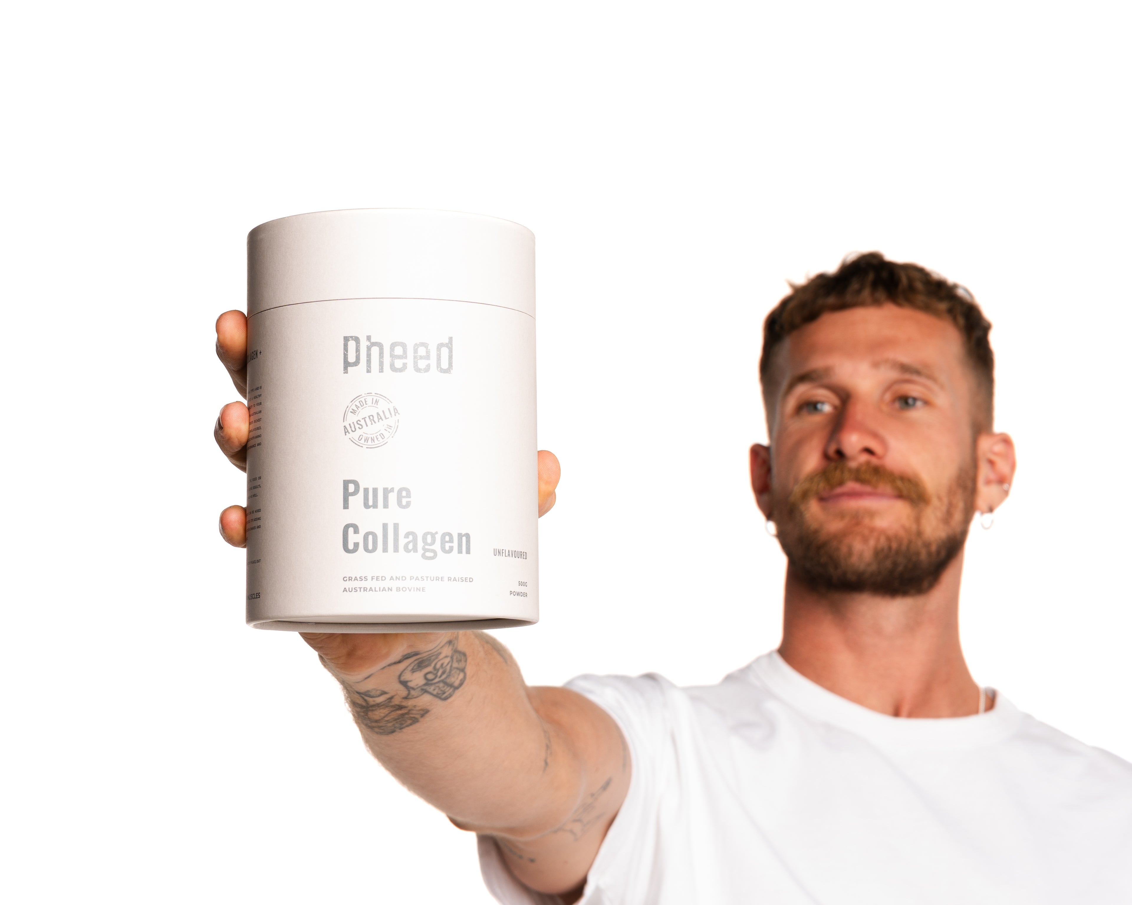 Powders | Grass-Fed Bovine Collagen Powder – Pheed